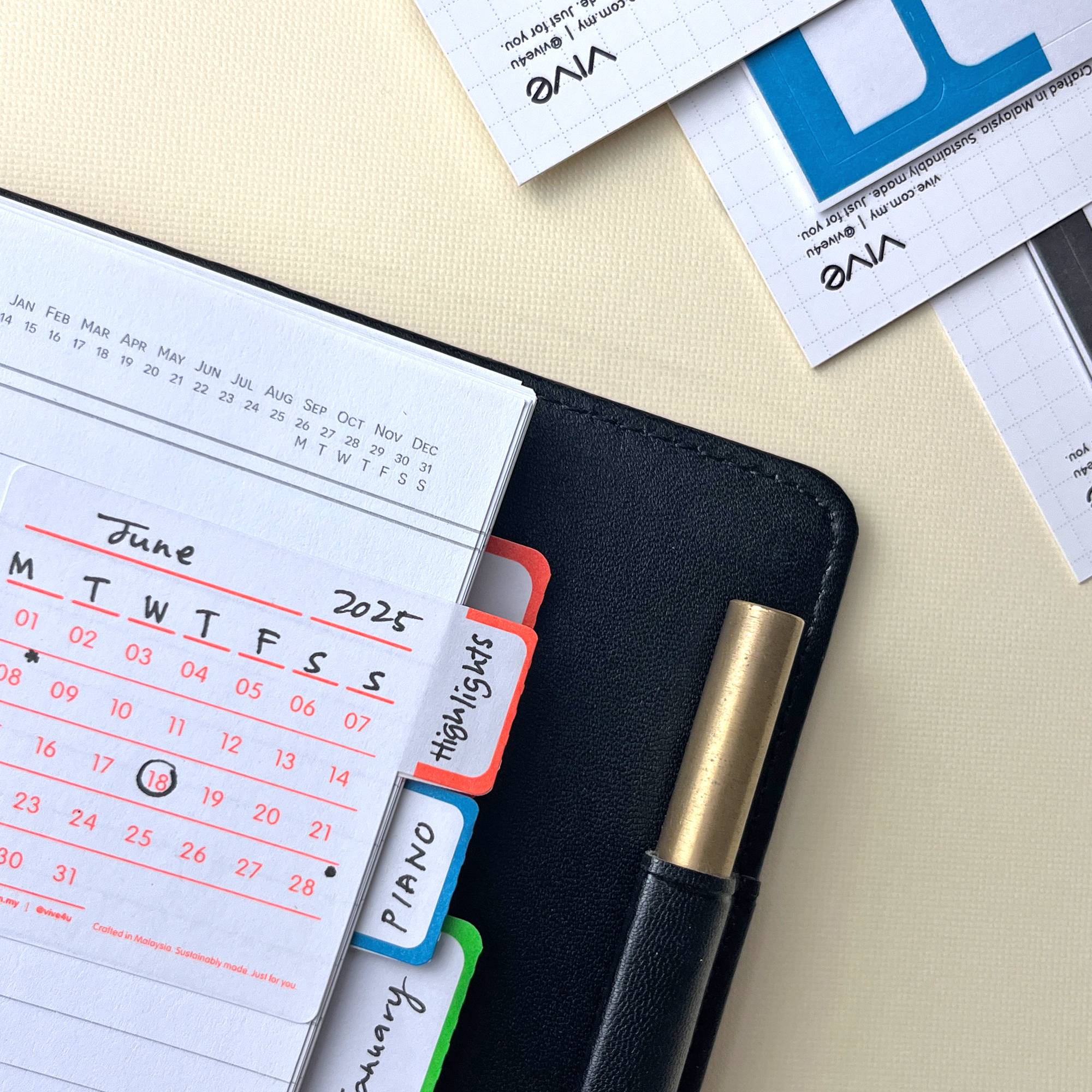Vive | CALENDAR STICKER TABS
